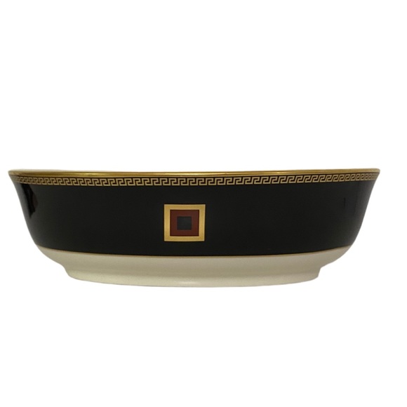 Lenox | Dining | Lenox Colincowie Insignia Greek Key Black Gold Serving ...
